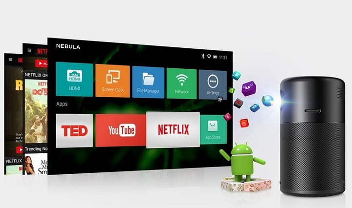 Đánh giá máy chiếu mini Anker Nebula Capsule Max từ các chuyên gia