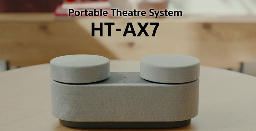 Loa di động HT-AX7 với công nghệ loa ảo 360 độ, pin tới 30 giờ giá hơn 11 triệu đồng